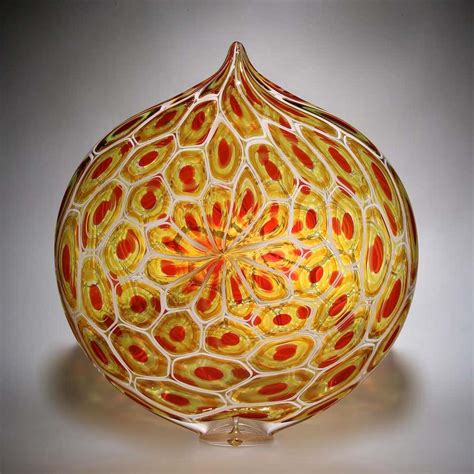 Massimiliano Schiavon 1971 Untitled Murano Glass Vessel With Colored
