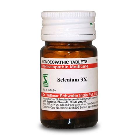 Buy Drwillmar Schwabe Selenium 3x Tablet 20 Gm Online At Best Price