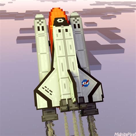 Nasa Space Shuttle Minecraft Minecraft 10 Nasa Build Hacks [3 Star