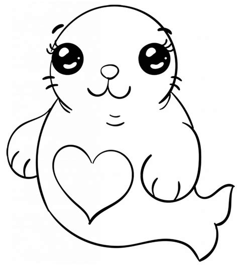 Desenho Para Imprimir E Colorir Kawaii Braincp