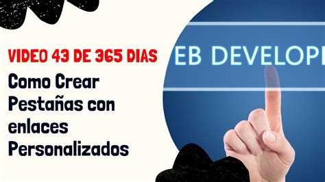 43 De 365 Como Crear Pestañas Con Enlaces Personalizados El