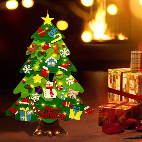 თექის ნაძვისხე სანათებით Kiwo Ge