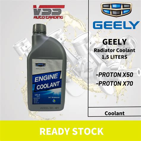Proton Geely Auto Proton X50 X70 Engine Coolant 15l Shopee Malaysia