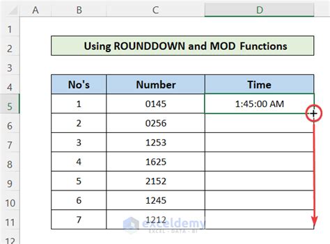 How To Convert A 4 Digit Number To Time In Excel 3 Methods