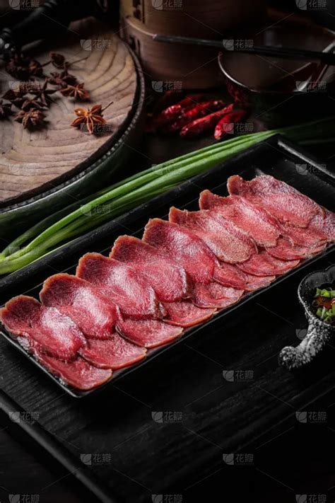 美食系列实景火锅食材肉片素材 花瓣网