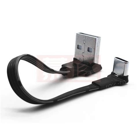 Кабель для передачи данных с разъемами USB Type-C и USB 2,0, плоский ...