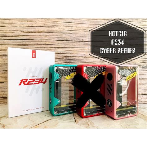 Jual Hotcig R234 Cyber Series Electrical Box Mod By Vapeboss X Hotcig