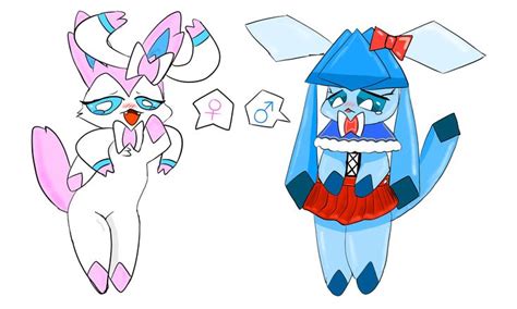 Glaceon And Slveon Character Fictional Characters Disney Characters