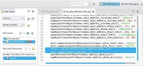 squish for android tutorials squish 9 1