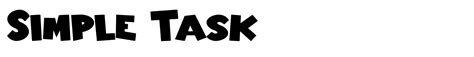 Simple Task Font Webfont And Desktop Myfonts