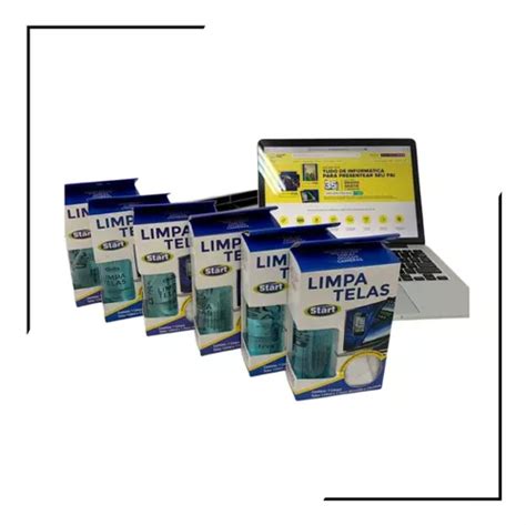 Limpa Telas Ml Start Pano Microfibra Unid Bactericida Parcelamento Sem Juros