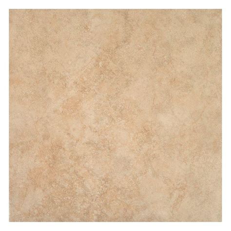 Trafficmaster Island Sand Beige 16 In X 16 In Ceramic Floor And Wall