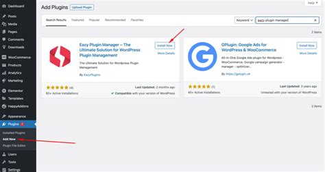 Installation Eazyplugins