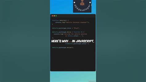 Understanding Javascript Prototypes In 60 Seconds 🚀 Coding Nodejs Javascriptdev