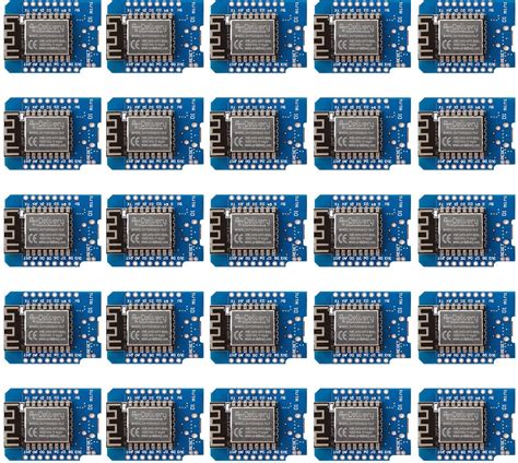 Azdelivery 25 X D1 Mini Nodemcu Met Esp8266 12f Wlan Module Ch340g Lua