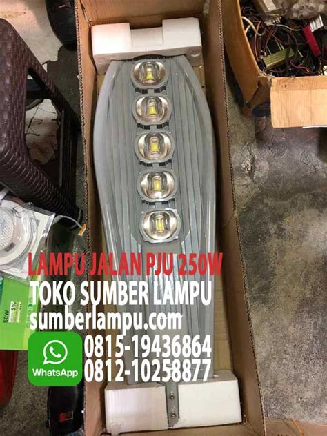 Lampu Jalan Led W Led Chip Onboard Sumberlampu Com