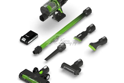 Вертикальный пылесос аккумуляторный Greenworks GD24SV2 с АКБ 4 Ач и ЗУ ...