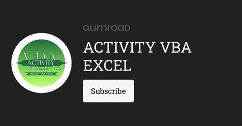 Activity Vba Excel