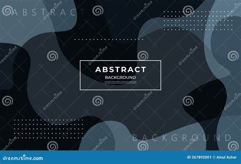 Dynamic Abstract Black Textured Background Design In 3d Style With Black Color Stock Vector