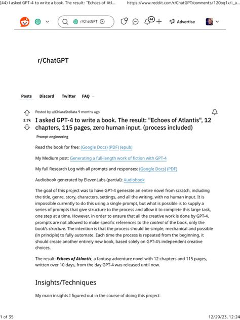 I Asked Gpt 4 To Write A Book The Result Echoes Of Atlantis 12