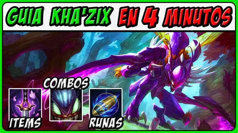 🟣 Como Jugar Khazix Jungla En 5 Minutos Combos Build Mejores Runas
