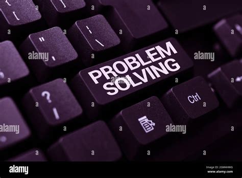 text sign showing problem solving internet concept to find an answer
