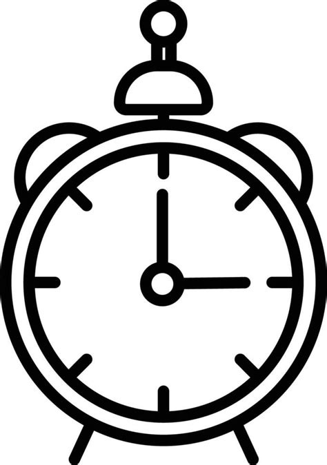 Clock Outline Illustration 45616220 Vector Art At Vecteezy