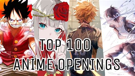 Top 100 Anime Openings YouTube