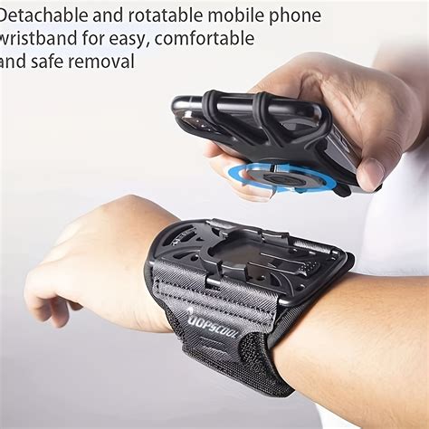 Temu｜detachable Rotating Mobile Phone Arm Strap Suitable For Outdoor