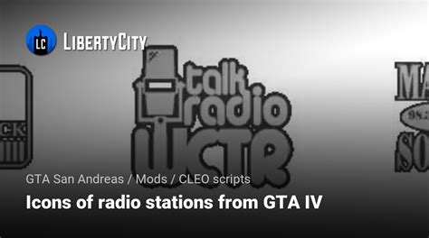 Radio Station Icons From Gta Iv For Gta San Andreas