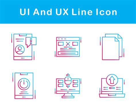 UI And UX Vector Icon Set 20652773 Vector Art At Vecteezy