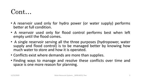 Water Resources System Planning And Managment Pdf Environmental