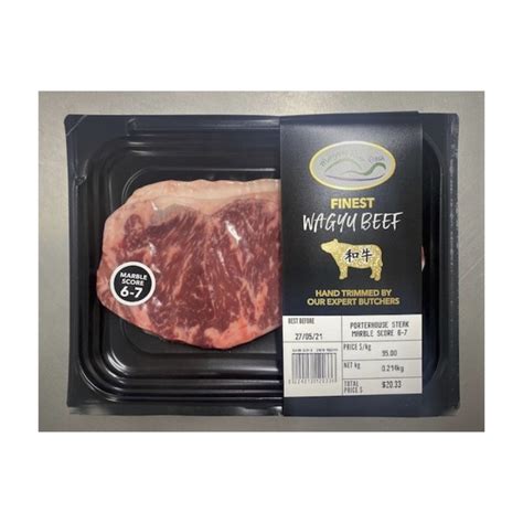 Buy Margaret River Fresh Beef Wagyu Porterhouse Approx 240g Coles