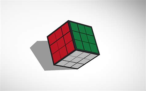 3d Design Rubiks Cube Tinkercad