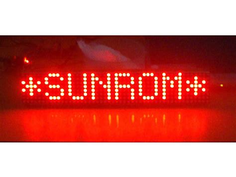 LED Moving Message Display X Mm Sunrom Electronics