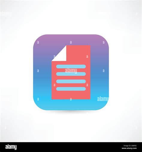 Red Document Icon Stock Vector Image And Art Alamy