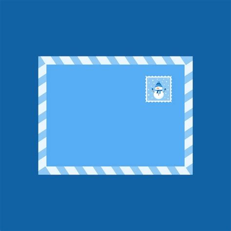 Premium Vector Christmas An Envelope