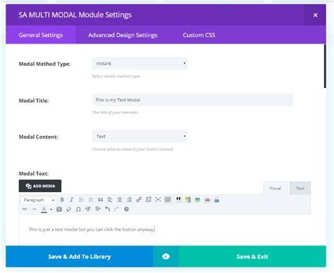 Divi Plugin Spotlight Multi Modal