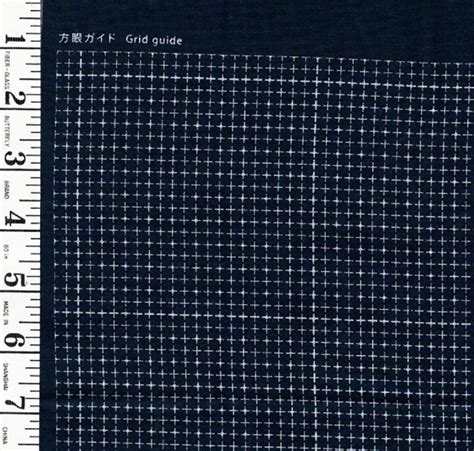 Sashiko Design Grid Design Your Own Sashiko Pre Printed Sampler Daruma 1200 Dark Navy