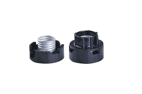 Is271 Two Piece Medium Base Phenolic Keyless Incandescent Light Socket E26 Lamp Base 1