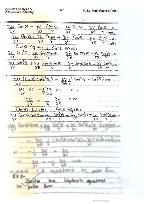 SOLUTION Laplace Equation In Polar Form Studypool