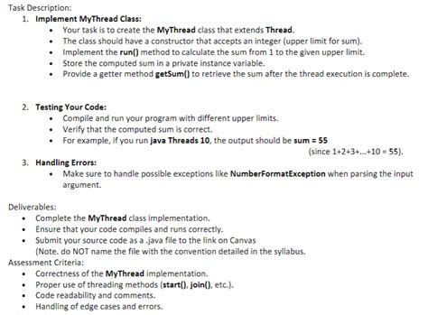 Solved Introduction Java Thread Programming Project Your