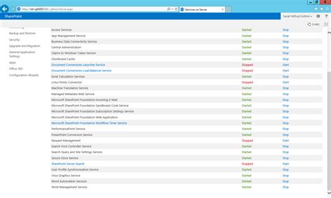 2013 profile sychronization instance list does not list all wfe