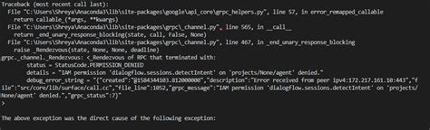 Google Api Core Exceptions PermissionDenied IAM Permission