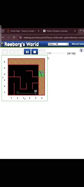 Codingchallenges Python Reeborgsworld Problemsolving Logicbuilding