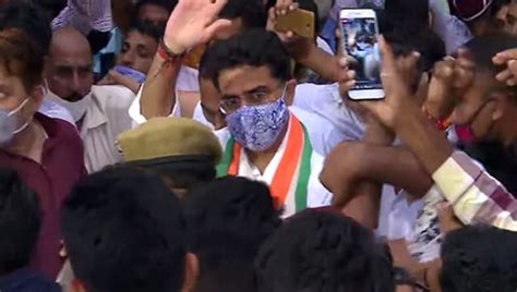 Sachin Pilot Returns To Jaipur Month After Revolt Against Gehlot Says