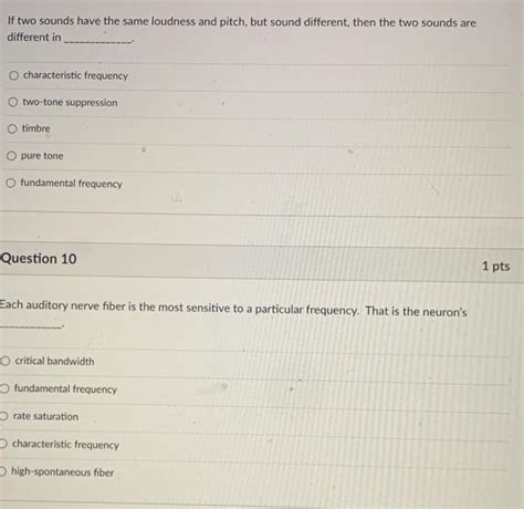 solved if two sounds have the same loudness and pitch but
