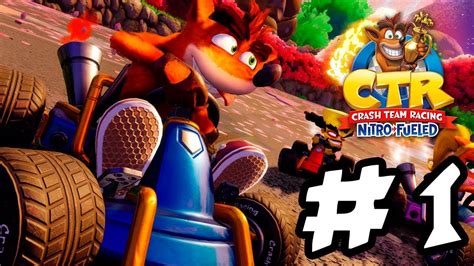 ZERANDO O MODO AVENTURA NO HARD PARTE 1 CRASH TEAM RACING NITRO