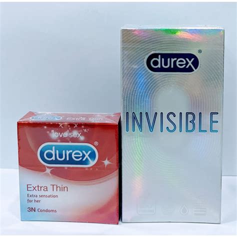 Durex Invisible 10s Free Durex Extra Thin 3s Shopee Malaysia