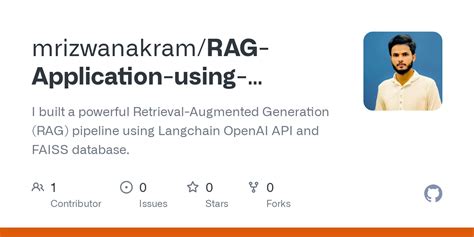 github mrizwanakram rag application using langchain openai and faiss